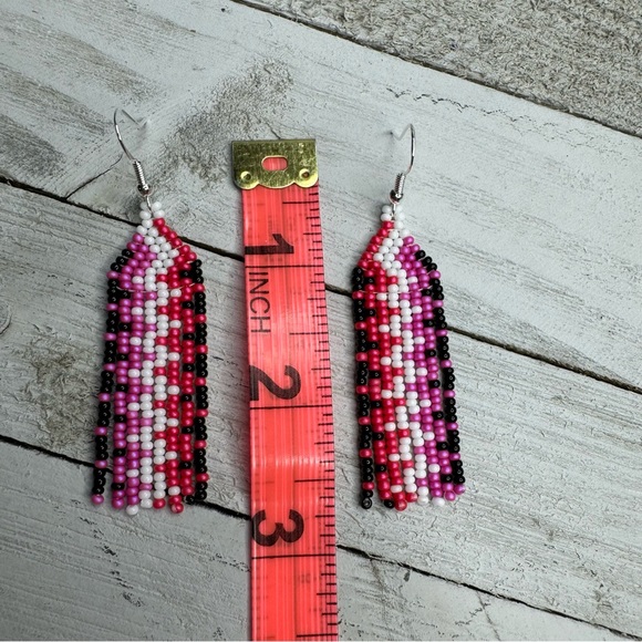 Handmade | Jewelry | Handmade Seed Bead Beaded Earrings Native American ...